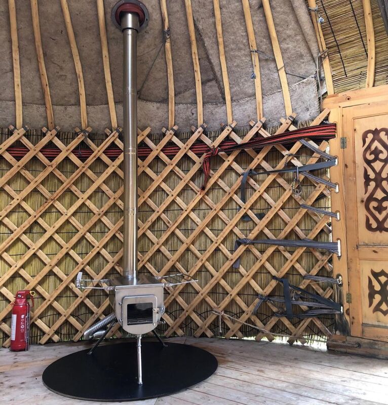 Winnerwell WoodlanderPlus External Air L-sized Wood Burning Tent Stov
